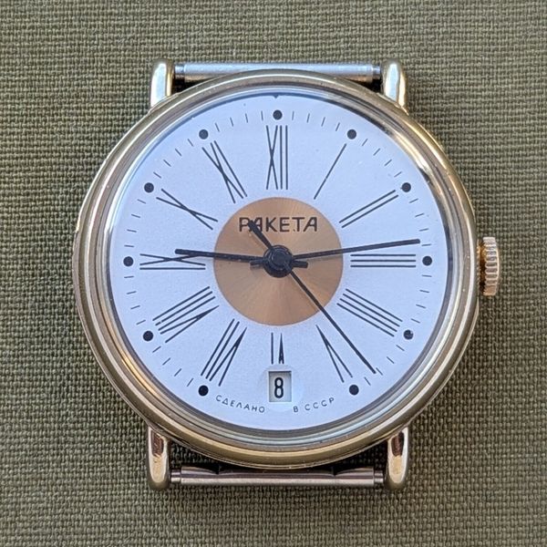 NOS soviet vintage raketa cal.2614.H | WatchCharts Marketplace