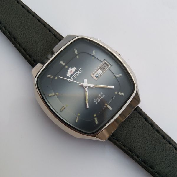 Orient Crystal Automatic G469792-4C CA Day-Date 21 Jewels Men's ...