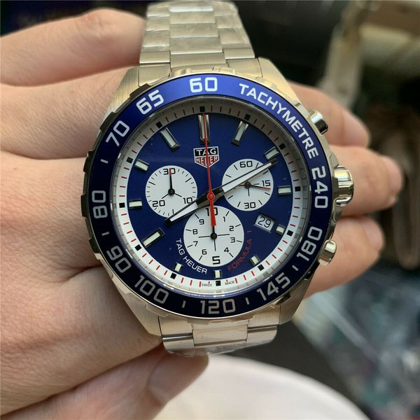 Tag Heuer Formula 1 Chronograph RED BULL ED. Men's Watch CAZ1018 Blue ...