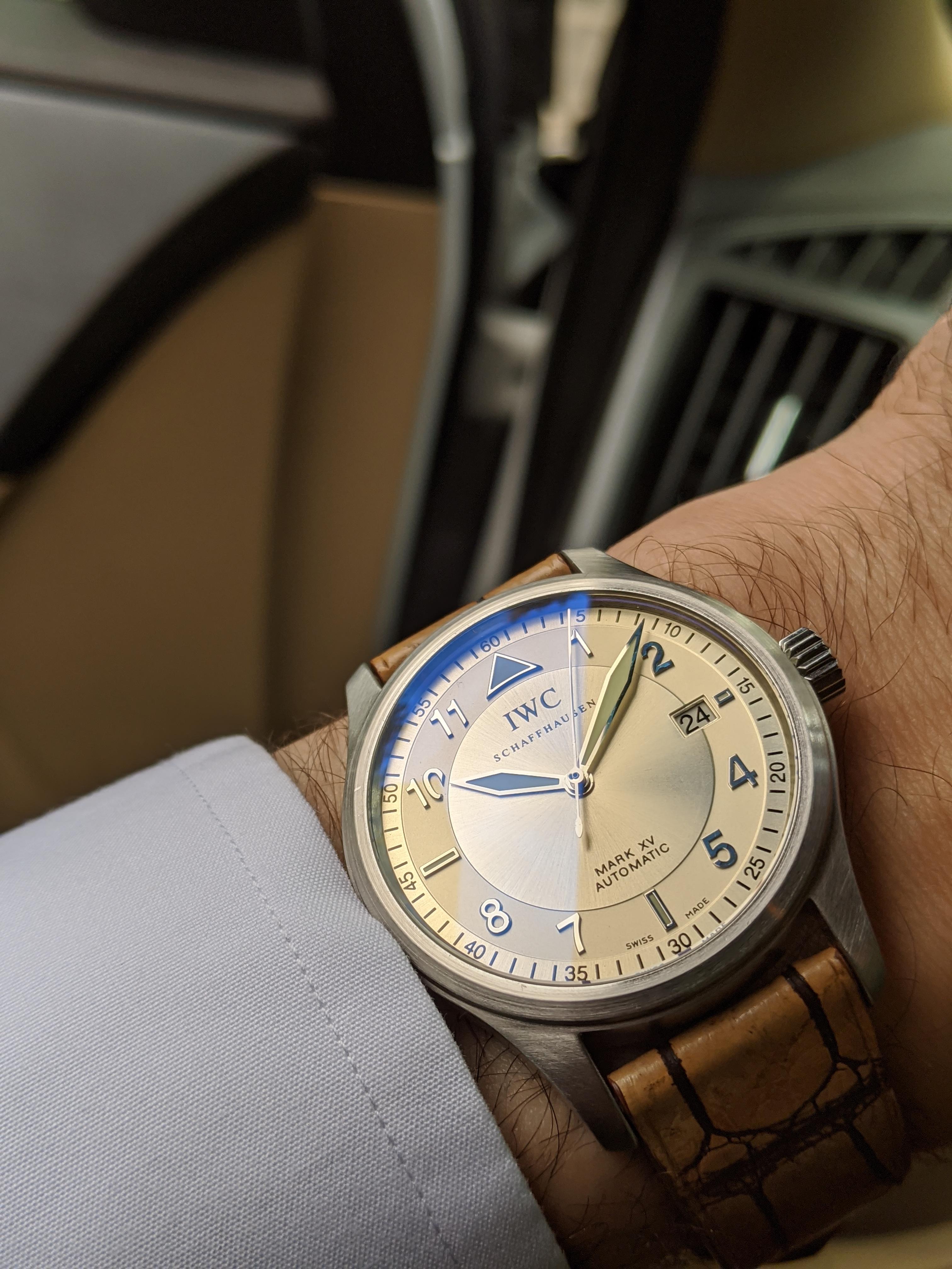 FS IWC Mark XV Spitfire - IW3253-13 - White/Silver Dial - 38mm - IWC ...