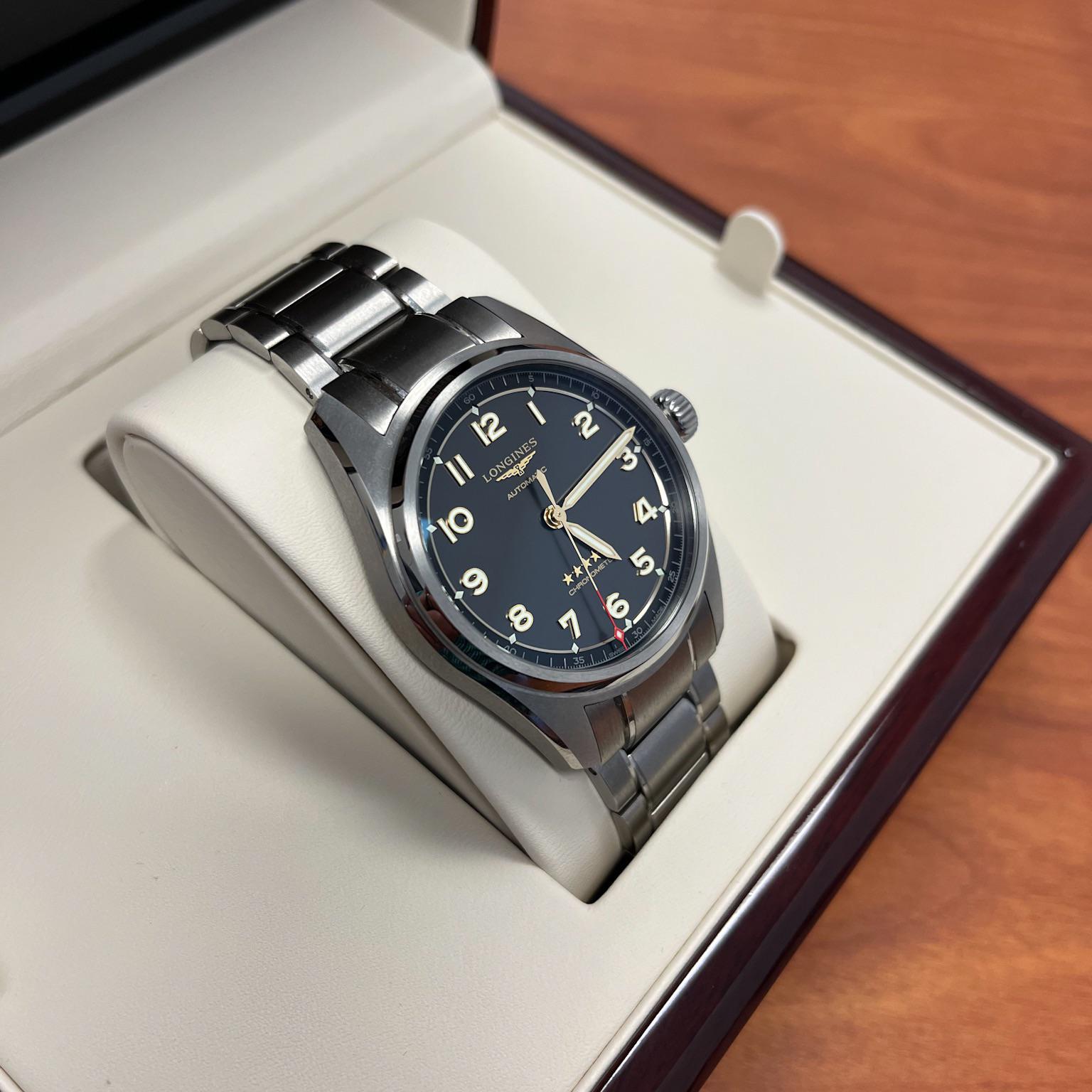 [WTS] Longines Spirit Titanium 40mm Anthracite Dial L3.810.1.53.6 ...