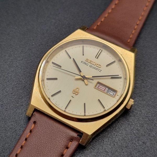 Seiko King Quartz Gold May 1978 5856-7030 JDM Vintage Watch SPARES ...