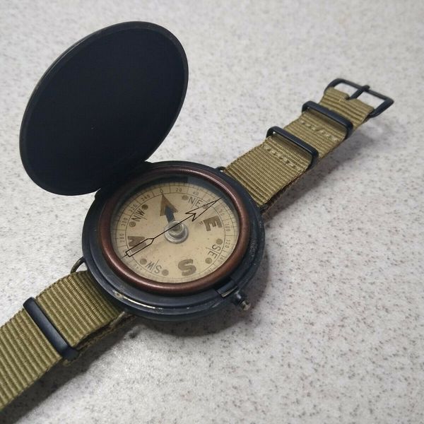 RAF 6B/2593 Wrist Compass Mark VI 45mm SOE/SAS Air Force Survival ...