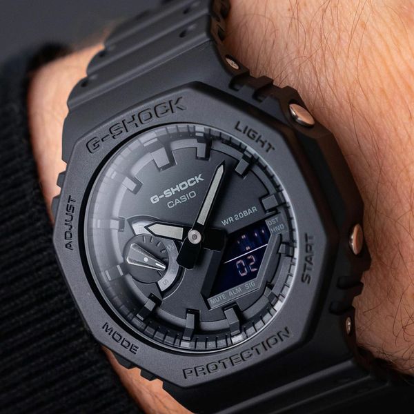 BRAND NEW Casio G Shock CASIOAK GA2100-1A1 GA2100 Carbon Core TRIPLE ...