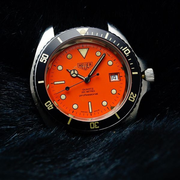 FS: Heuer 980.007 Orange Faced Diver. | WatchCharts Marketplace