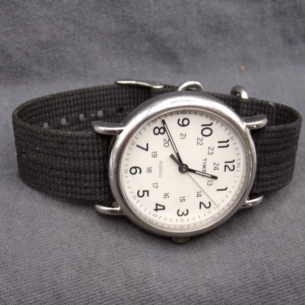 Men's TIMEX Military Watch w/ Backlight & New Battery - Works Great ...