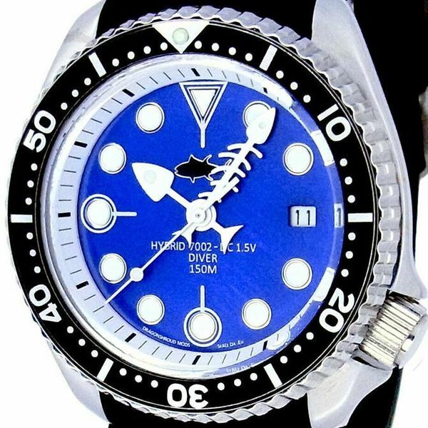 Seiko Scuba Divers 'Hybrid' Fishbone c.1995 SDS001 'Tuna' 7002-7000 ...
