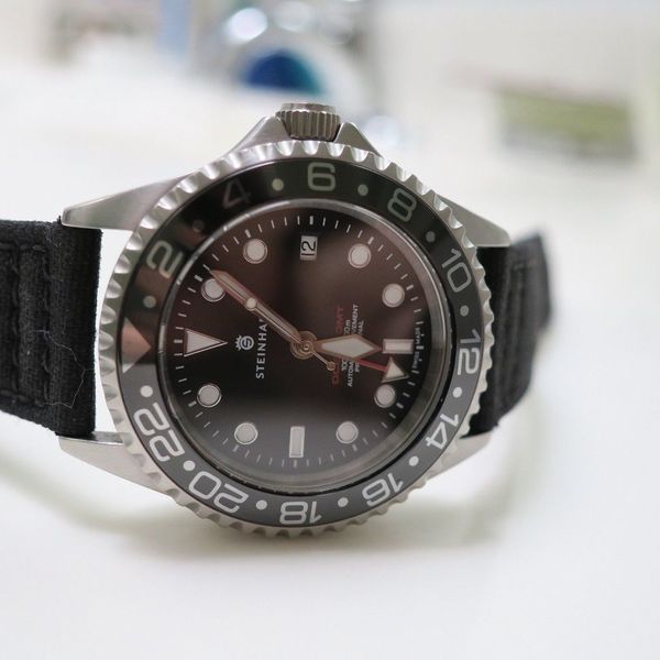 FS: Steinhart GMT Ocean 1 Black Milsub Mod Ceramic Bezel | WatchCharts ...