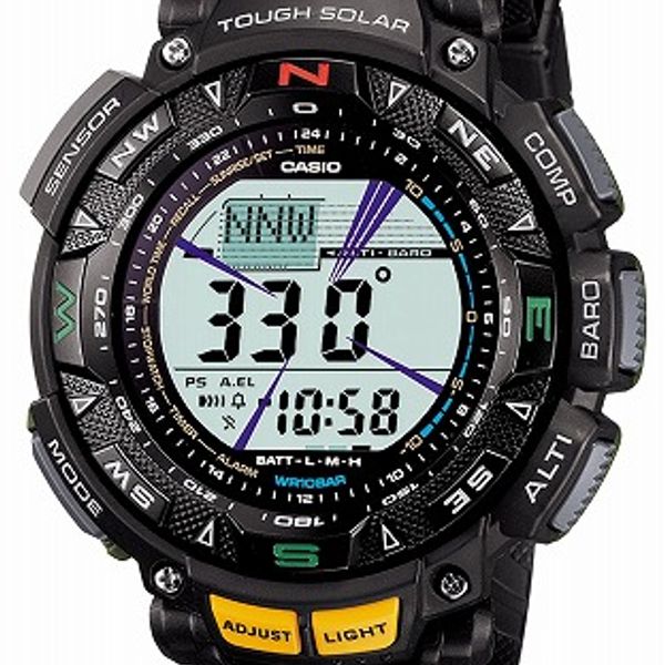 Casio CASIO watch PROTREK Triple Sensor two-layer liquid crystal model ...