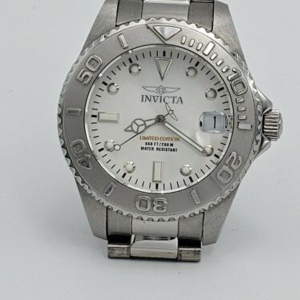 INVICTA PRO DIVER #24628 Limited Edition Women's Watch Silver Dial ...