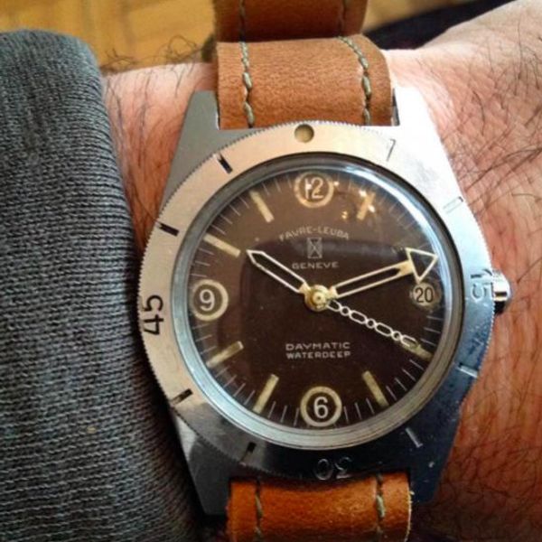 SOLDVintage Favre Leuba Waterdeep | WatchCharts