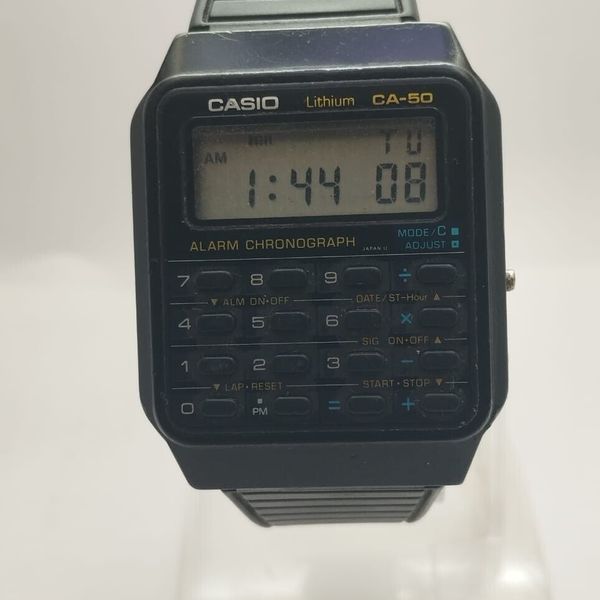 Casio CA-50 Module 437 Alarm Chronograph Watch from the Movie Back to the Future | WatchCharts ...