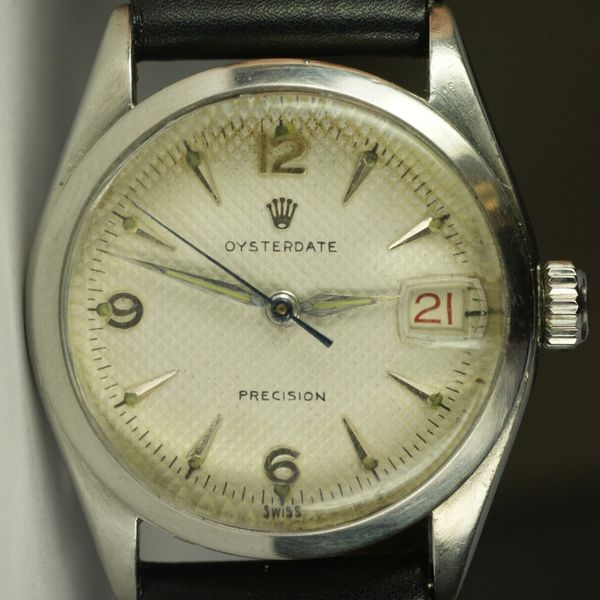 1953 Rolex Oyster Date Precision 30mm Cal. 740 Ref. 6266 Vintage Swiss ...