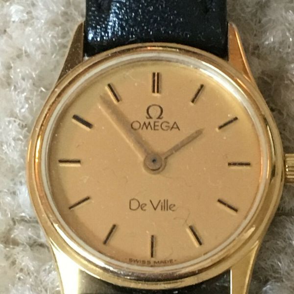 OMEGA DeVille Ladies Quartz Wristwatch-Swiss-1450 movement 10 jewels ...