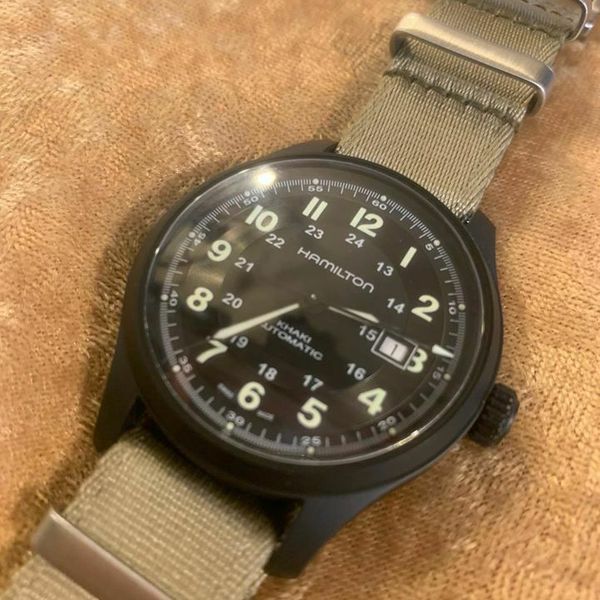 Hamilton Men's Watch Khaki Field Titanium Case H70575733 - WITH BOX ...