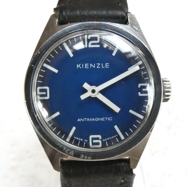 Beautiful KIENZLE Vintage GERMAN watch from the 1960s with Deep Blue ...