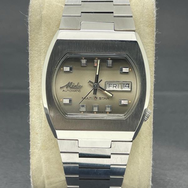 Vintage Mido Multi-Star Automatic Day/Date Watch Excellent Condition ...