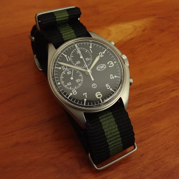 FS: CWC Royal Navy Pilot's Mechanical Chronograph; Excellent! | WatchCharts