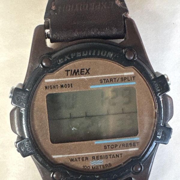 Timex Menâ s Watch Expedition 745 Digital Round Stainless Steel Vintage Analog | WatchCharts ...