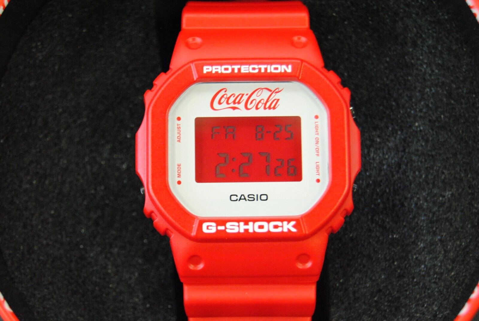NEW CASIO G-SHOCK DW5600CC23-4 COCA COLA WATCH RED LIMITED EDITION G161 ...