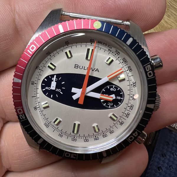 [WTS] Quartz Bulova Chronograph A “surfboard” mod for sale $375 ...