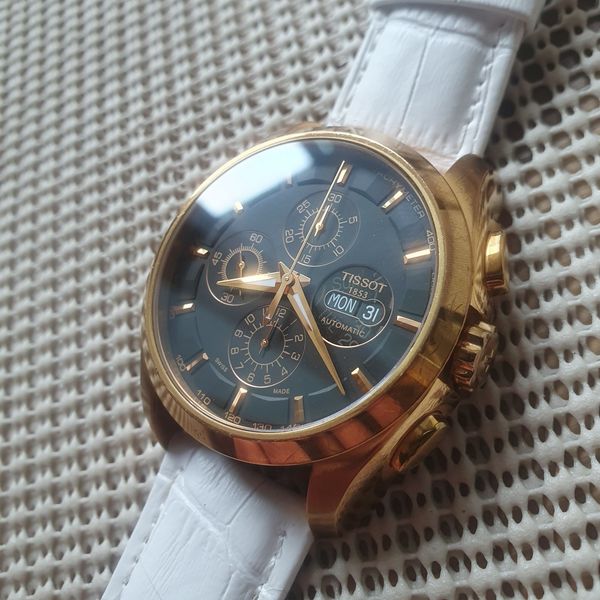 Tissot Couturier Chronograph Automatic Valjoux 7750 Men's watch .002 | WatchCharts Marketplace