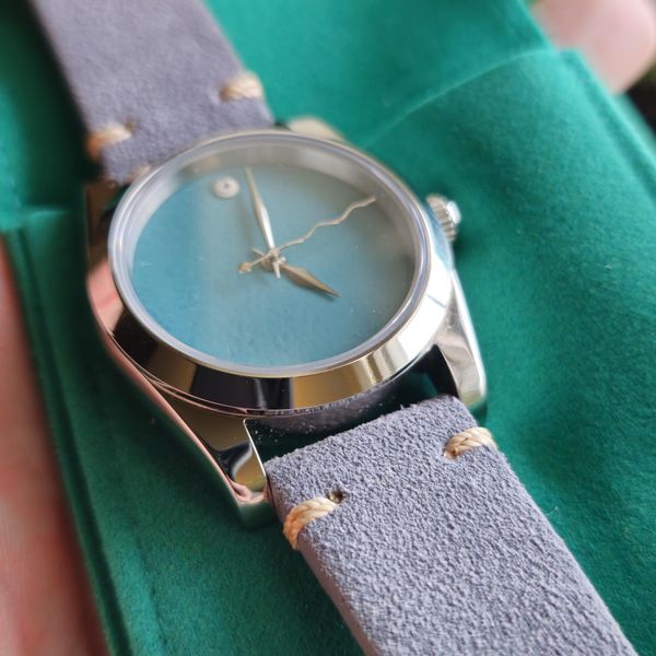 [WTS] The Cyan "Corrector" -- Hand Painted Subtle Texture Dial, Certiga ...