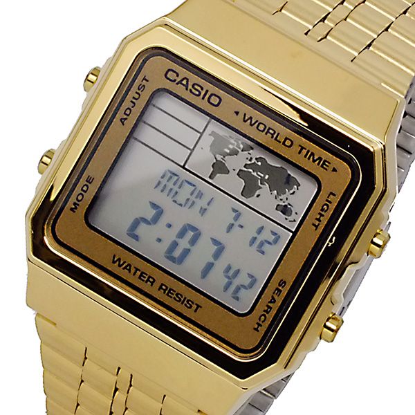Casio CASIO Digital Men's World Time Watch Watch A-500WGA-9 ...