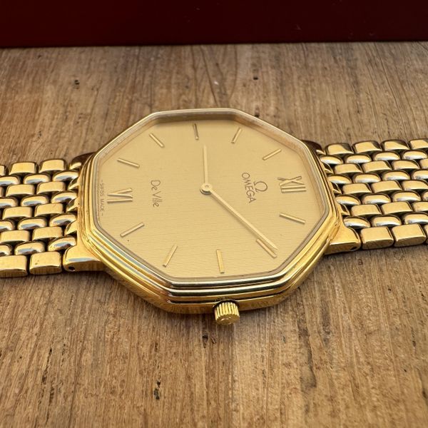 [WTS] Omega De Ville Cal. 1377 Octagon Gold Plated Watch Boxed $600 ...