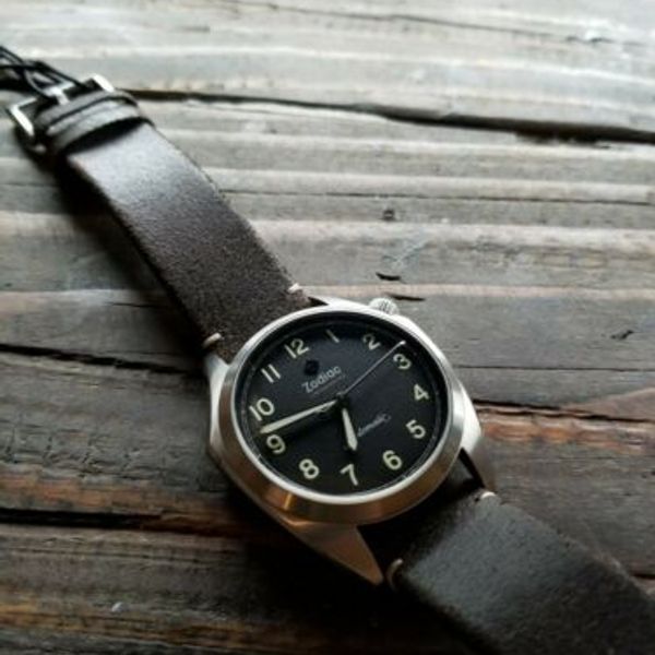 Zodiac Olympus swiss automatic COSC/Chronometer Military men Watch ...