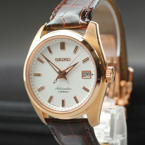 [Near MINT] SEIKO Mechanical 6R15-01Z0 SARB072 Gold Automatic Men's ...