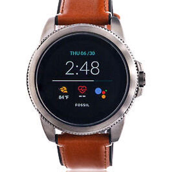 Fossil Gen 5E Smartwatch Brown Leather FTW4055 | WatchCharts Marketplace