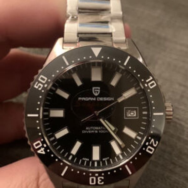 Pagani Design PD-1672 Men's 42MM Seiko NH35A Automatic Diver 100M Ship ...