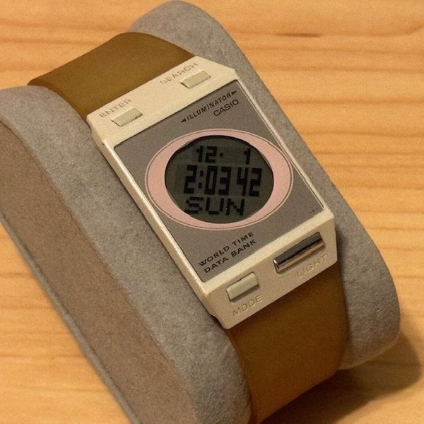 FS: Casio FS-00 Dual Time Film Watch Data Bank Digital Watch 2190 Slim ...