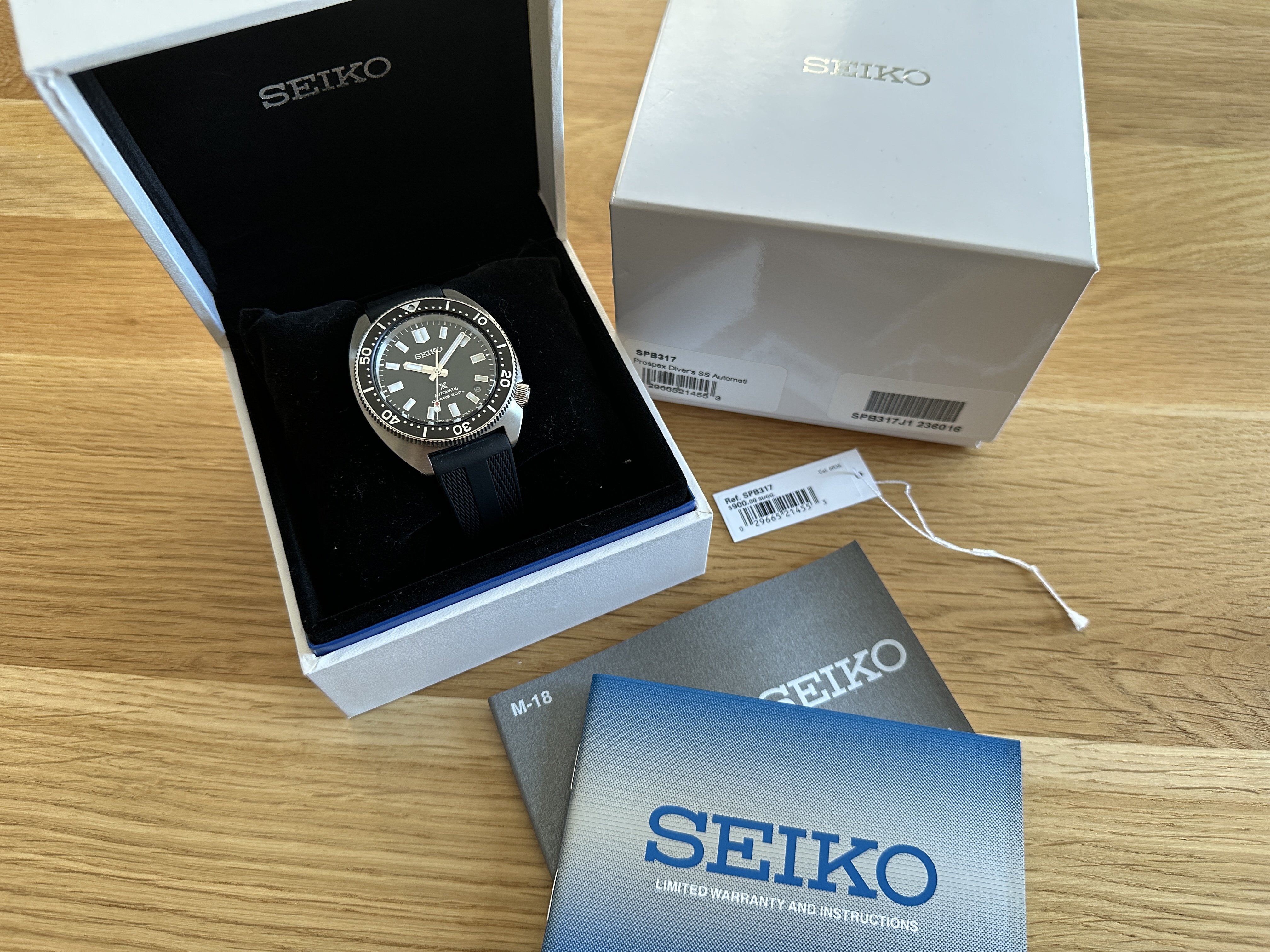 [$780 USD] FS: Seiko SPB317 with full kit | WatchCharts