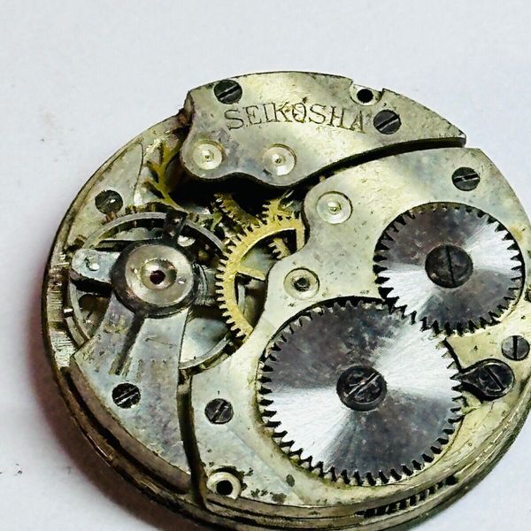 Vintage Seiko Seikosha 27mm WW2 Japanese Military Watch For Parts or ...