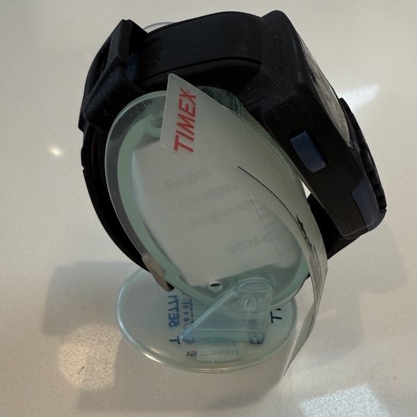 Vintage Timex Sports Calculator Wristwatch (Black) In Original ...