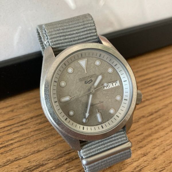 Seiko 5 Sports Concrete Dial Men's Watch - SRPG61K1 | WatchCharts ...