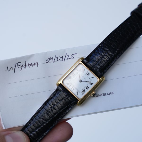 [WTS] Vintage Lexon 'Tank' Swiss Manual Wind Gold Plated Watch $275 ...