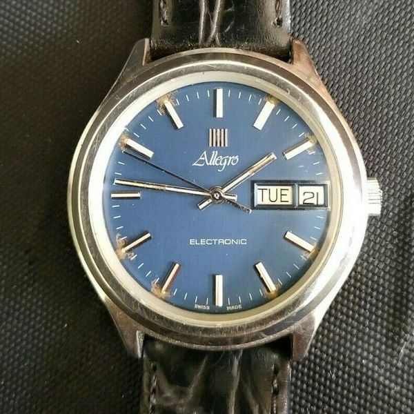 Vintage Rare Zenith Allegro tuning fork f300 watch | WatchCharts ...