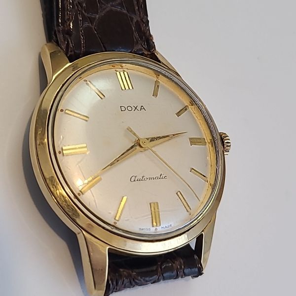 Vintage Doxa Swiss Automatic Mens Watch 1960s. Runs Well | WatchCharts ...