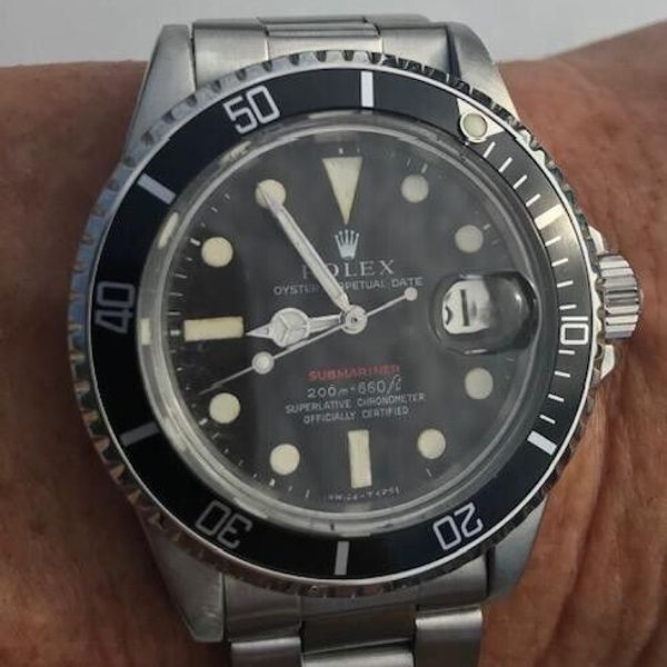 ROLEX 1967 FIRST RED LETTER SUBMARINER | WatchCharts Marketplace