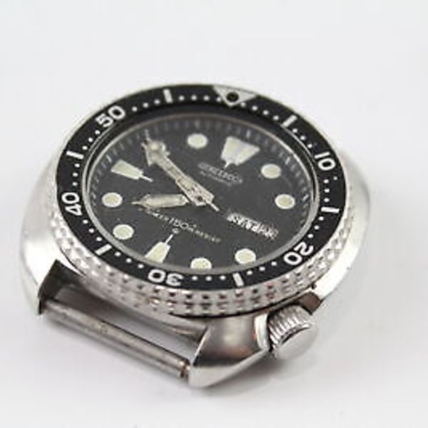 Mens Vintage Seiko ' Turtle' Divers Watch Ref. 6309-7040 Automatic Working | WatchCharts Marketplace