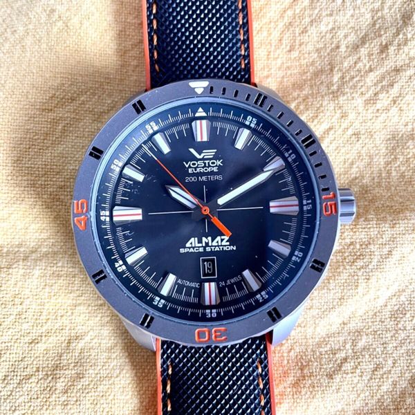Vostok Europe Almaz Titanium Automatic Watch | WatchCharts Marketplace