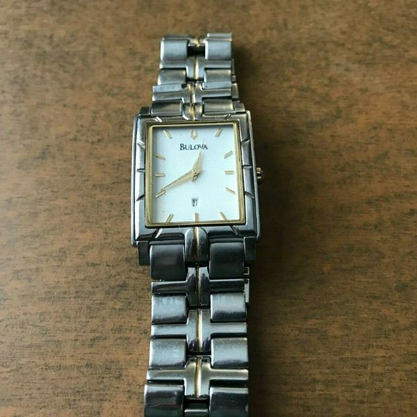 Bulova Men's Watch C9671104 Stainless Steel Two Tone | WatchCharts ...