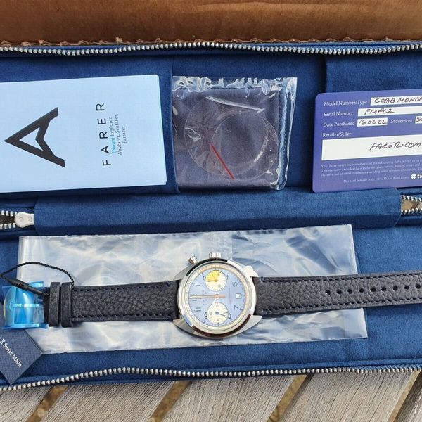Farer Cobb Monopusher Chronograph 40.5mm Automatic Watch - #61 of 150 ...
