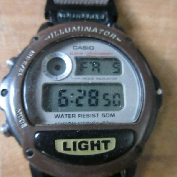 Casio Illuminator 1536 Digital Wrist Watch - Alarm Chronograph ...