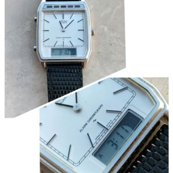 80s SEIKO H249-5139 ANA-DIGI ALARM CHRONOGRAPH QUARTZ VINTAGE WATCH ...
