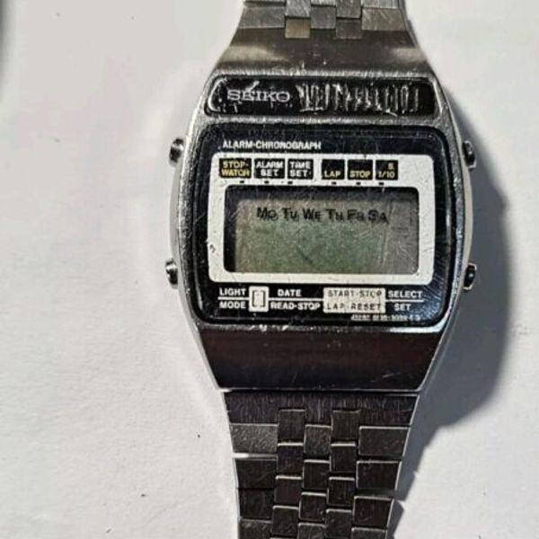 3 Seiko Alarm Chronograph Digital Watch Parts Or Repair 1970s ...