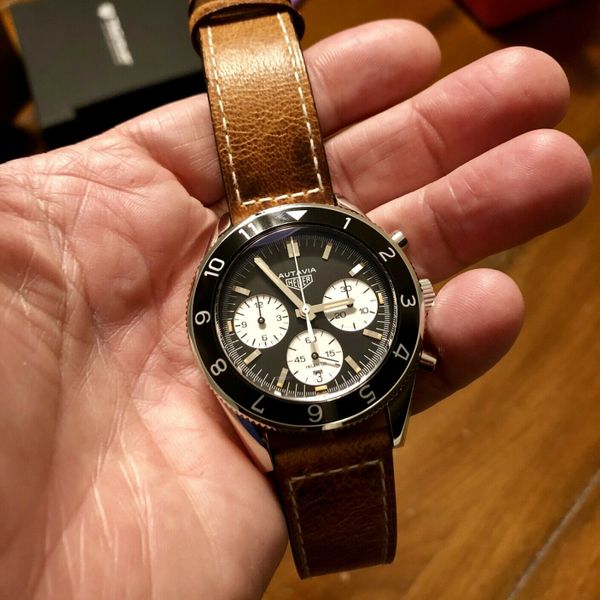 TAG Heuer Autavia Heritage Calibre Heuer 02 Automatic Chronograph 42mm ...